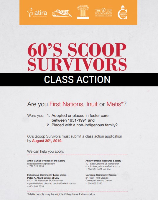 Legal Help for 60's Scoop Survivors | Courthouse Libraries BC